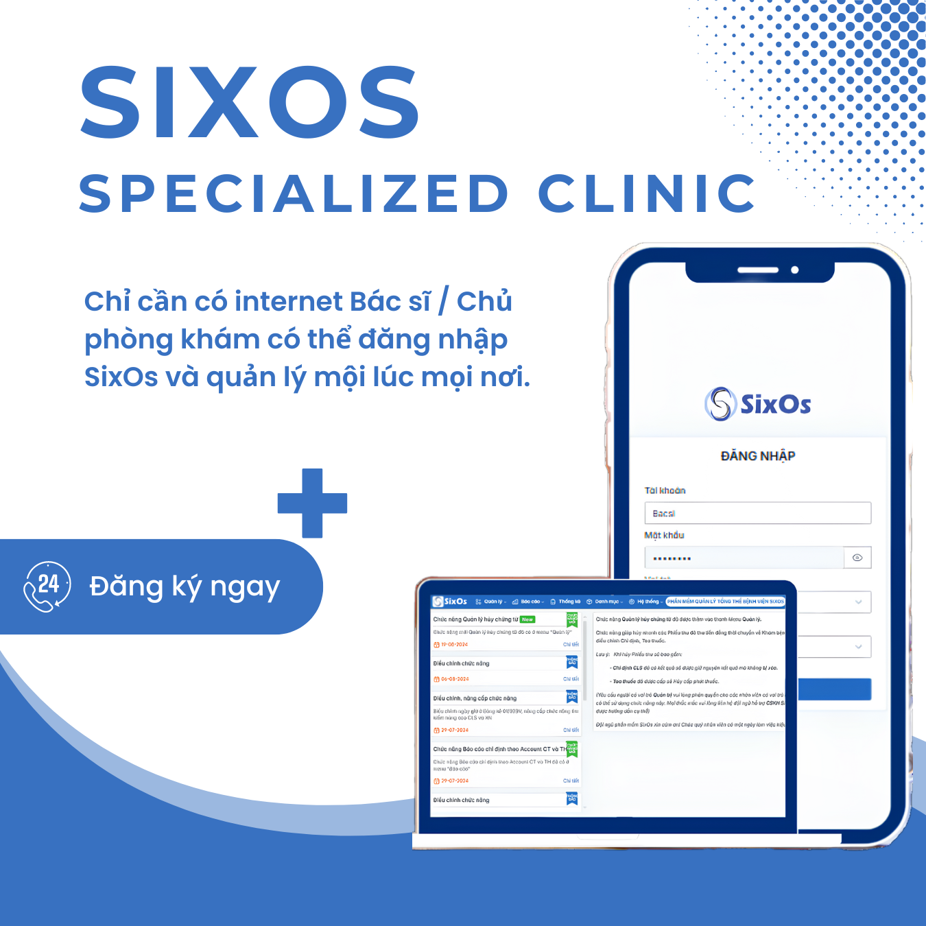 SixOsSoft | Phần mềm quản lý phòng khám chuyên khoa